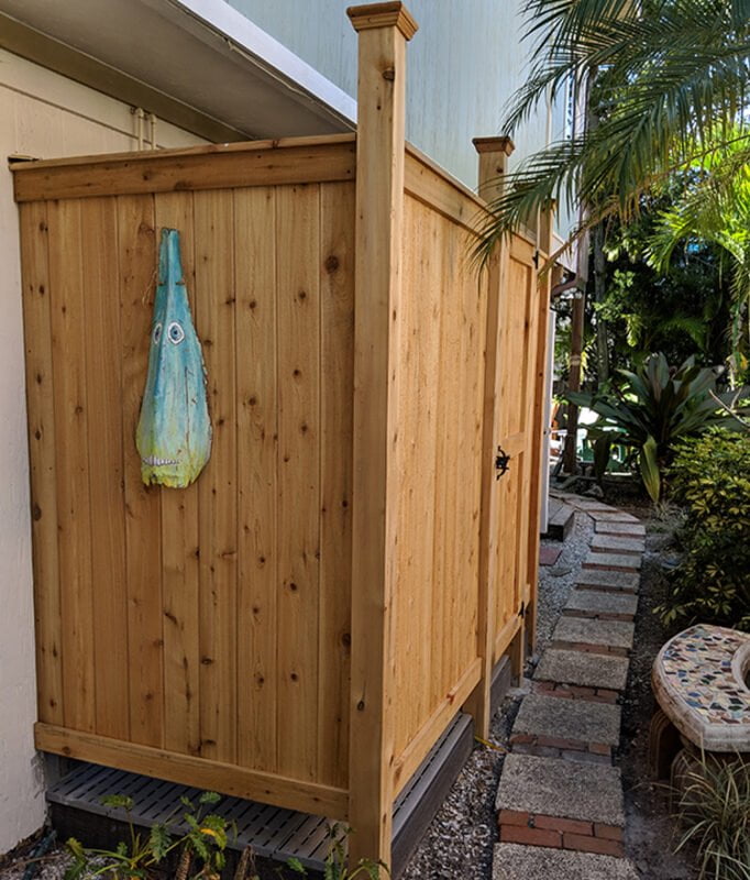 Outdoor Shower Enclosure | Cedar Showers Kits | Outdoor Company