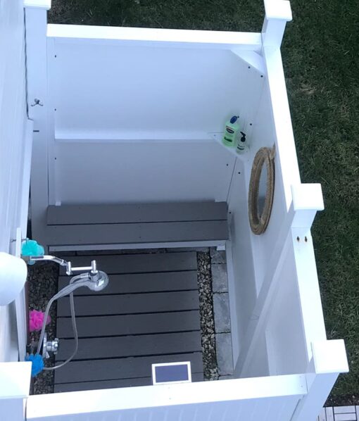 PVC Azek Outside Shower | CapeCodShowerKits.com