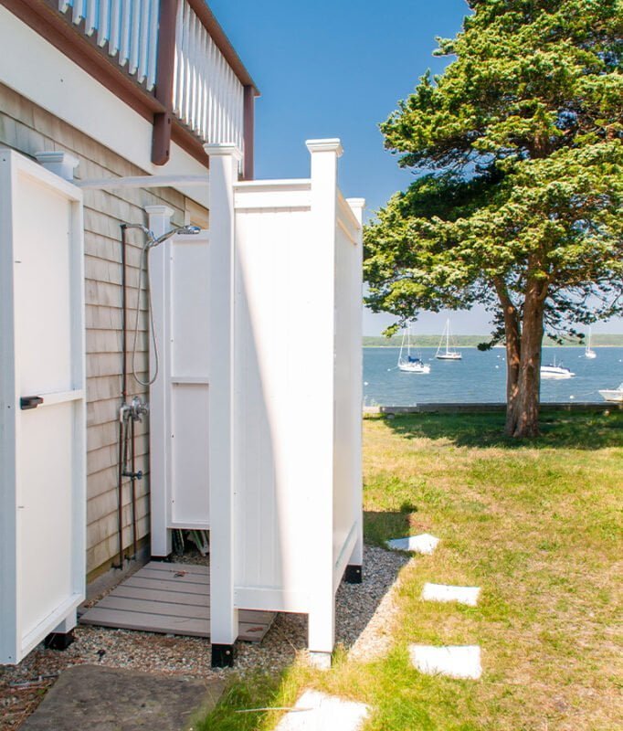 Installs Ideas for Outdoor Showers - Cape Cod Outdoor Shower Kits