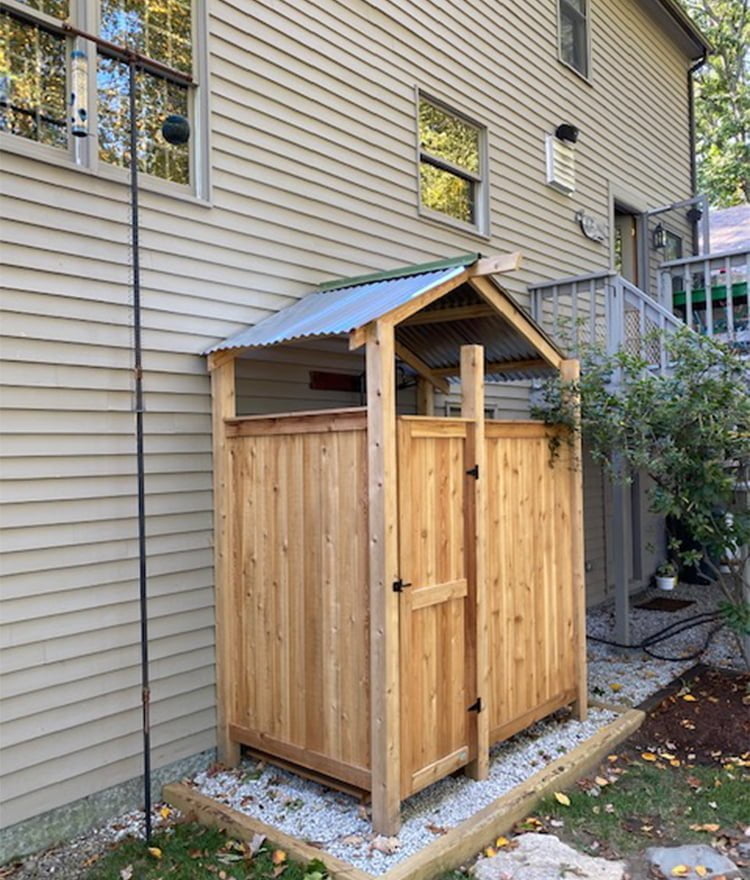 Outdoor Shower | Beach House | Florida - Cape Cod Outdoor Shower Kits