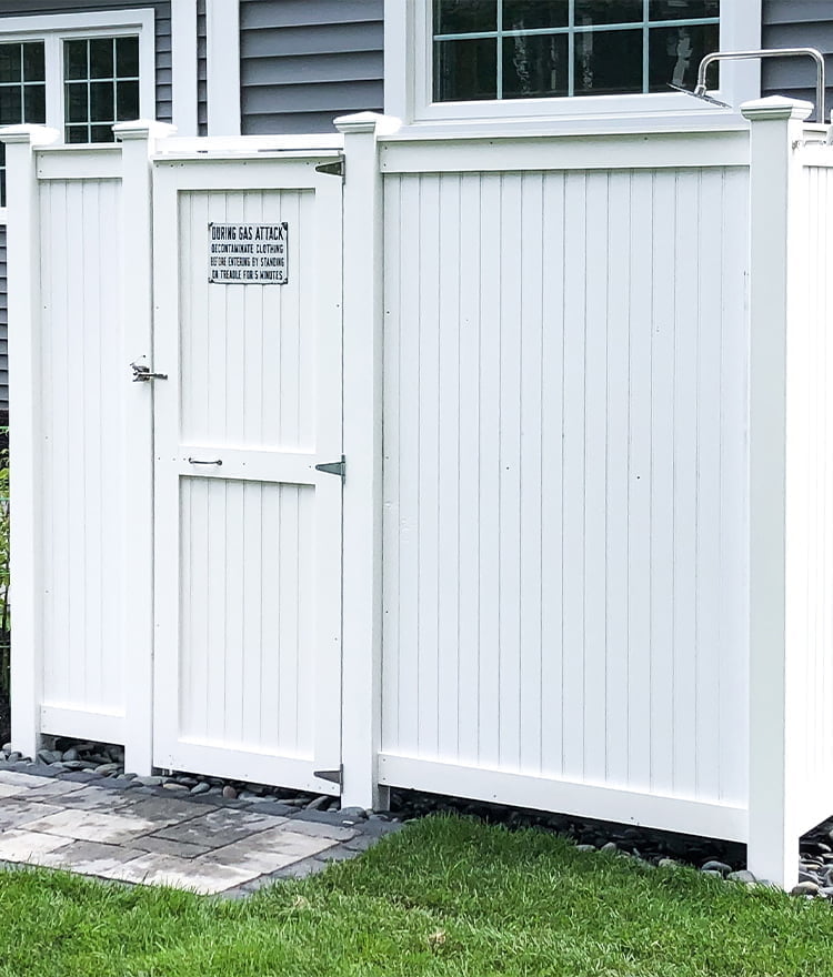 Pool Shower Ideas | Custom | Maine - Cape Cod Outdoor Shower Kits